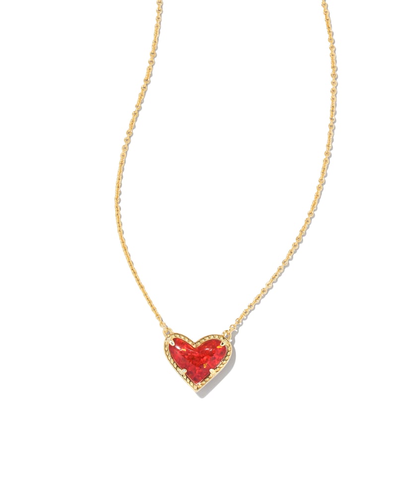 Red Heart Pendant Necklace